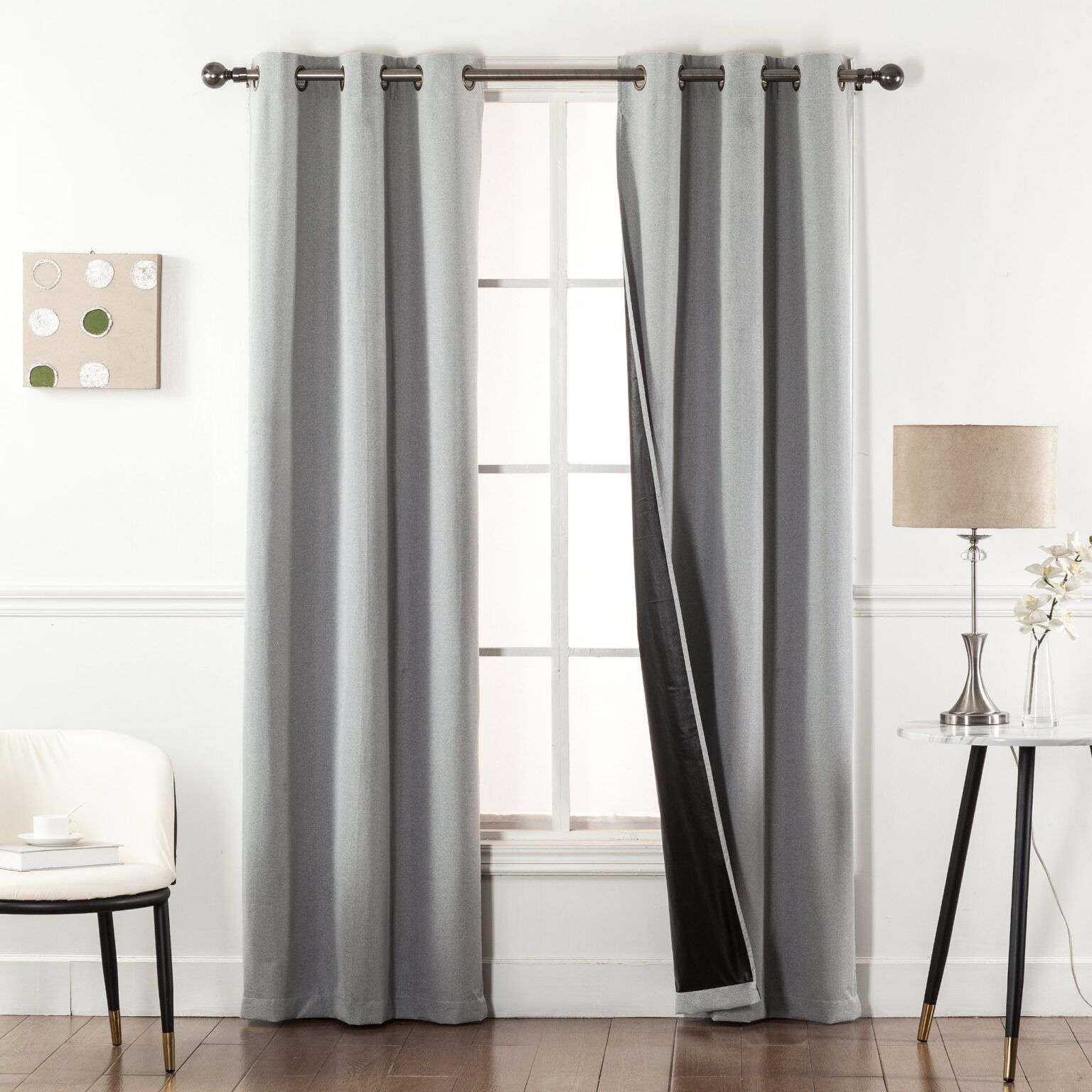 Thermal Gray Blackout Curtain – All Sizes