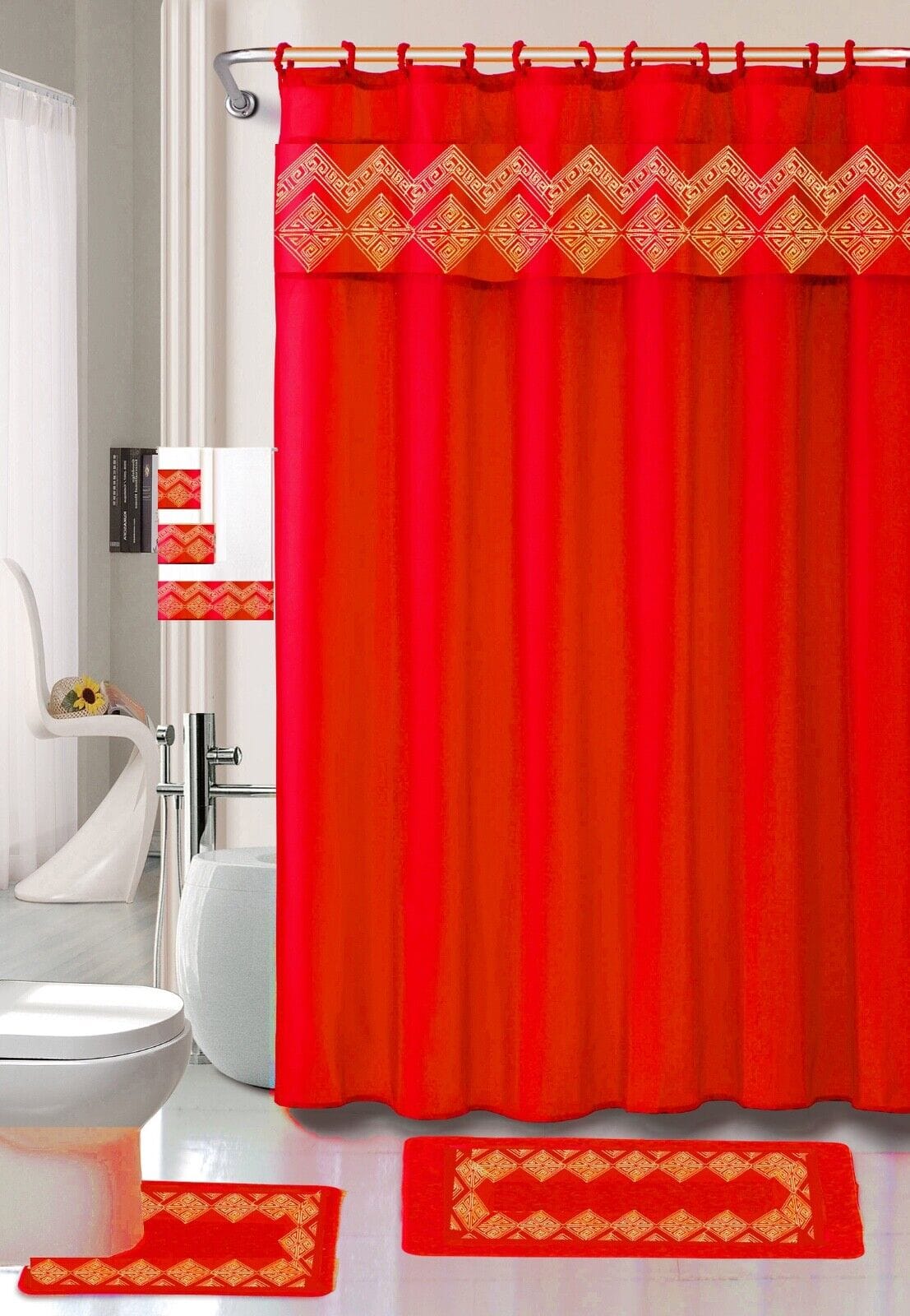 18 PC Complete Bathroom Set - Empire Home Fashion